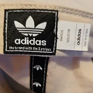 adidas | Accessories | New Adidas Womans Beige Cap With White Logo ...